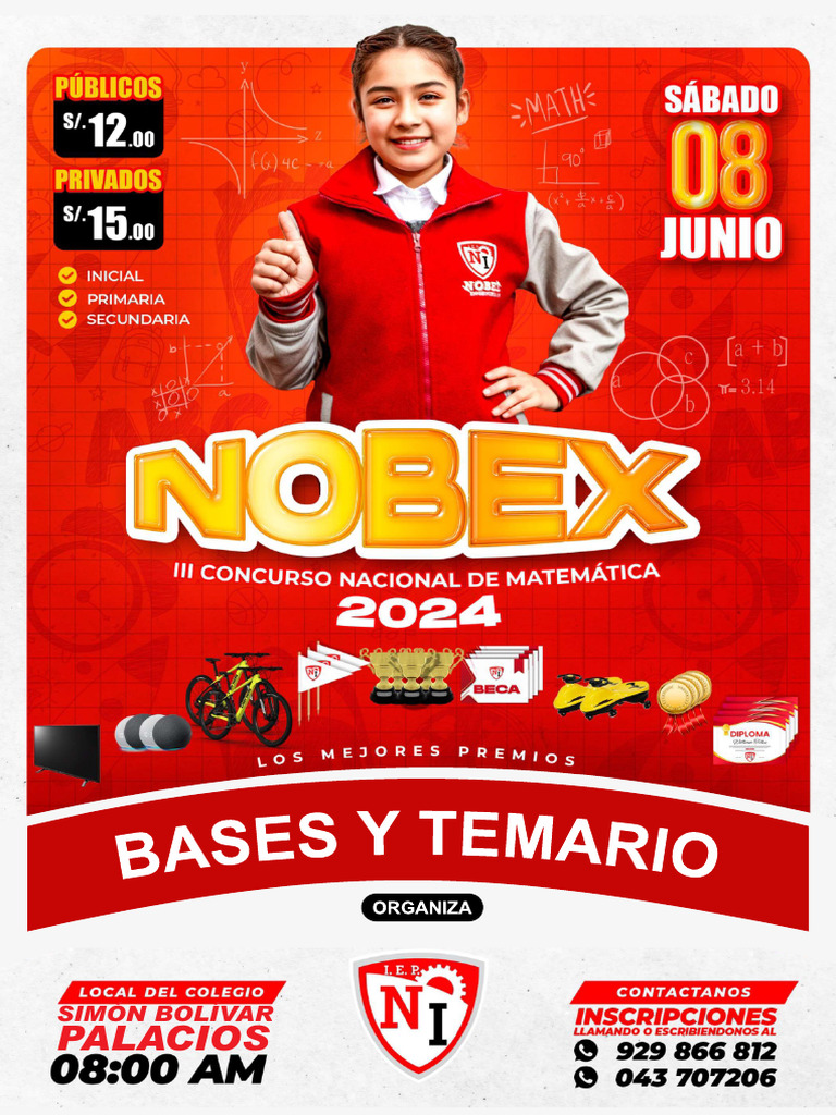 Bases Nobex 2024 Huaraz | PDF