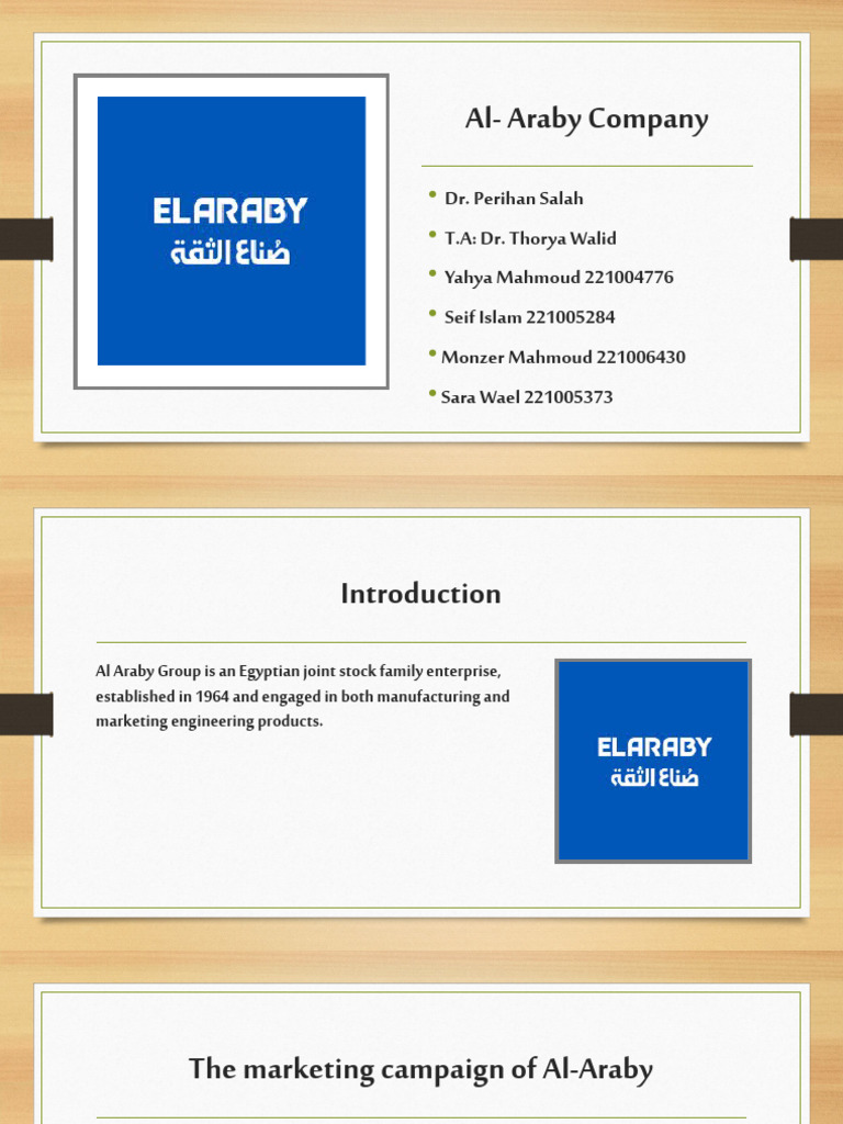 Al - Araby Company | PDF | Home Appliance