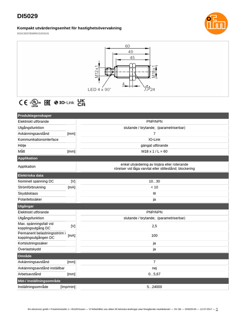 Di5029 00 - SV Se | PDF