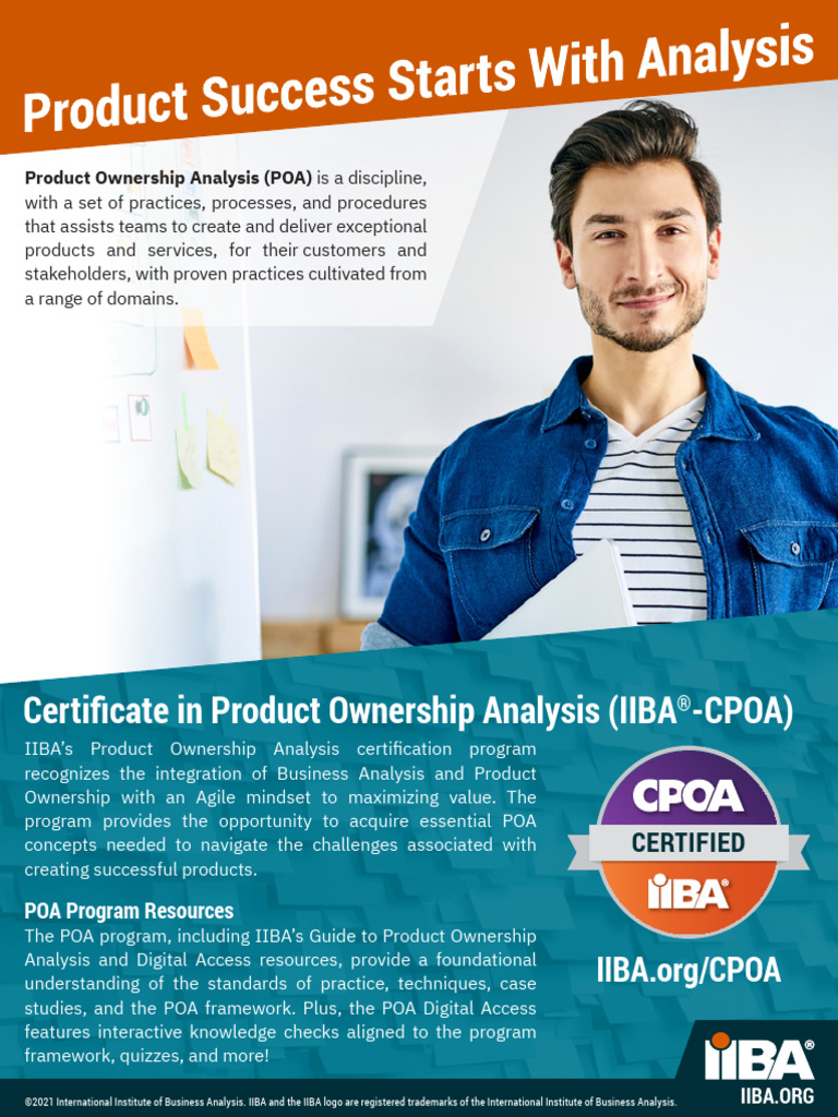 Cpoa Brochure | PDF | Business Analysis | Business