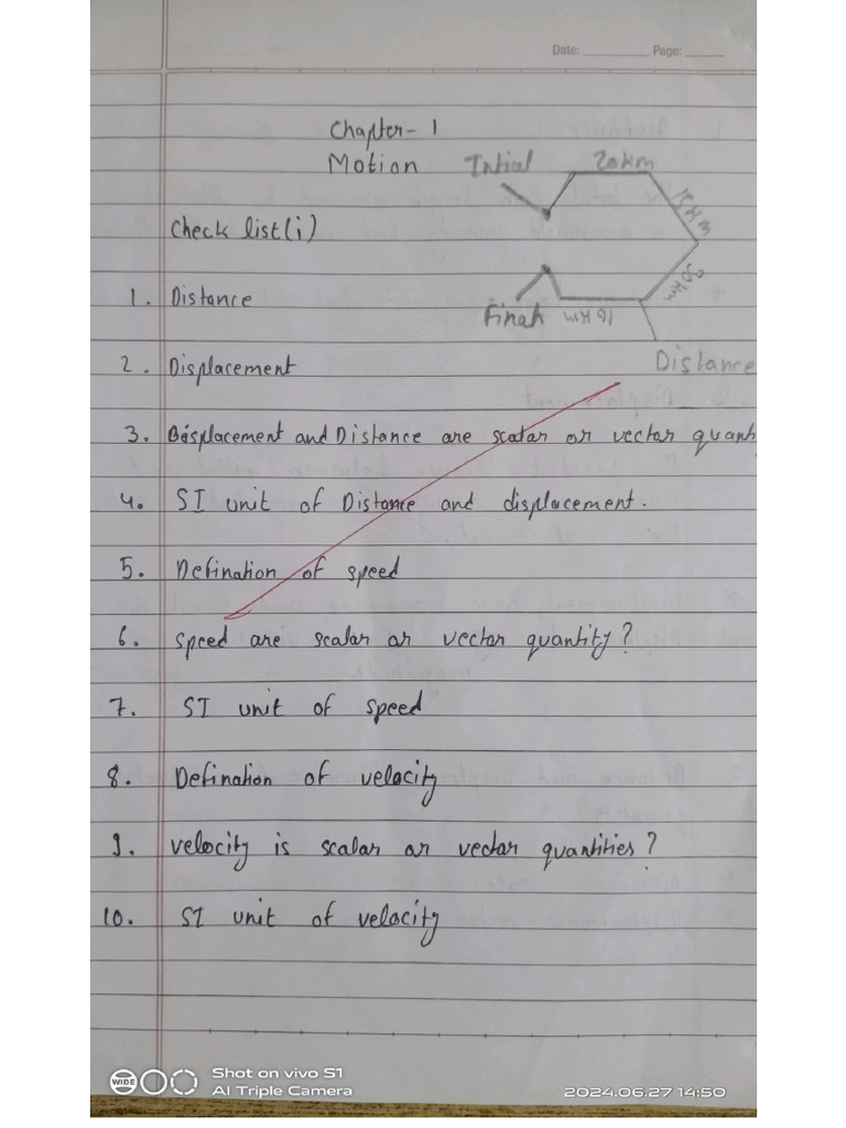 Class 9 Motion | PDF