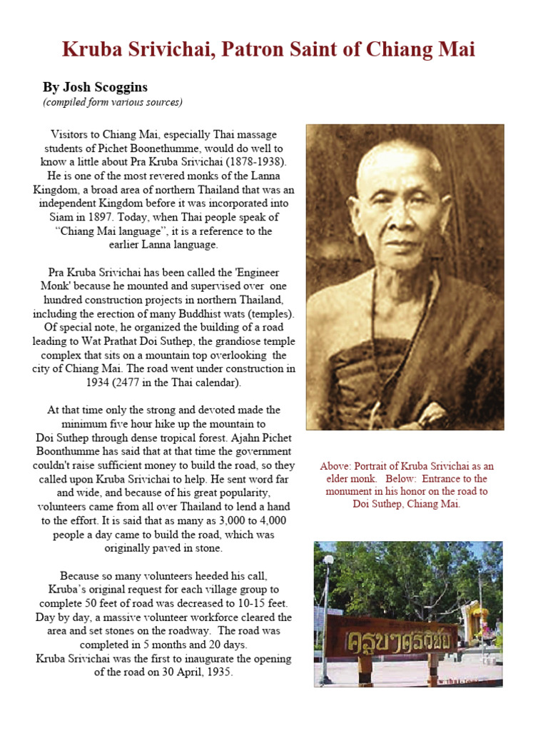 Kruba Srivichai by Josh Scoggins | PDF | Thailand