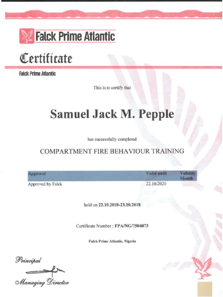 Compartment Fire Behavior Training | PDF