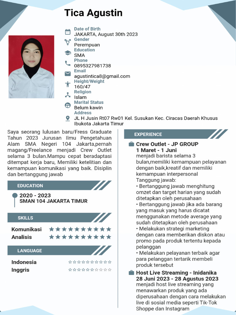 CV & Berkas Lainnya-1 | PDF