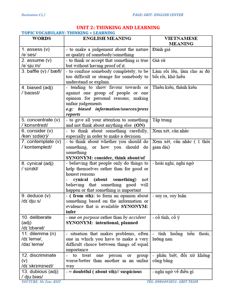 Collocation Vocabulary | PDF | Cognition | Cognitive Science