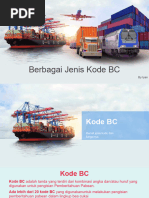 Jenis-Jenis Dokumen Bea Cukai | PDF | Pengelolaan Keuangan & Uang