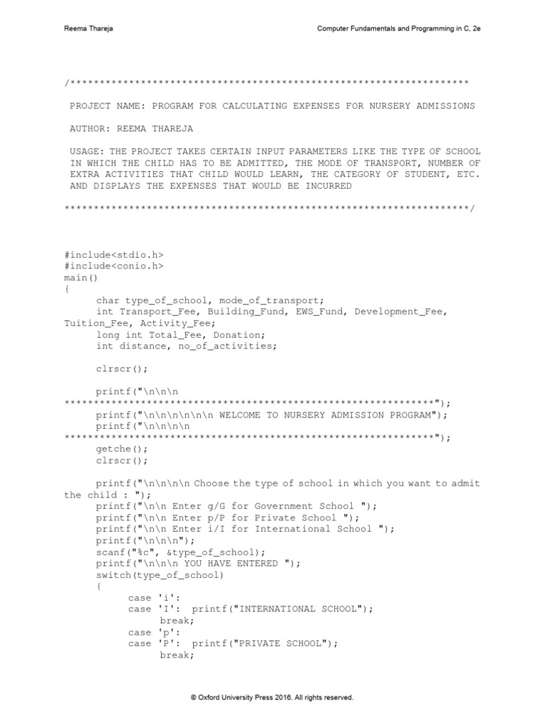 Project 1 | PDF | Tuition Payments | Computer Science