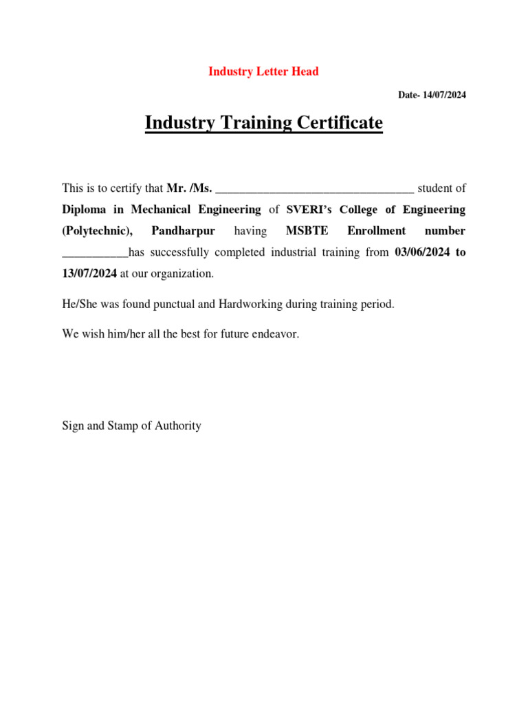 Sample Certificate For ITR | PDF
