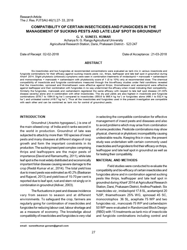 2019 Null | PDF | Pest (Organism) | Insecticide