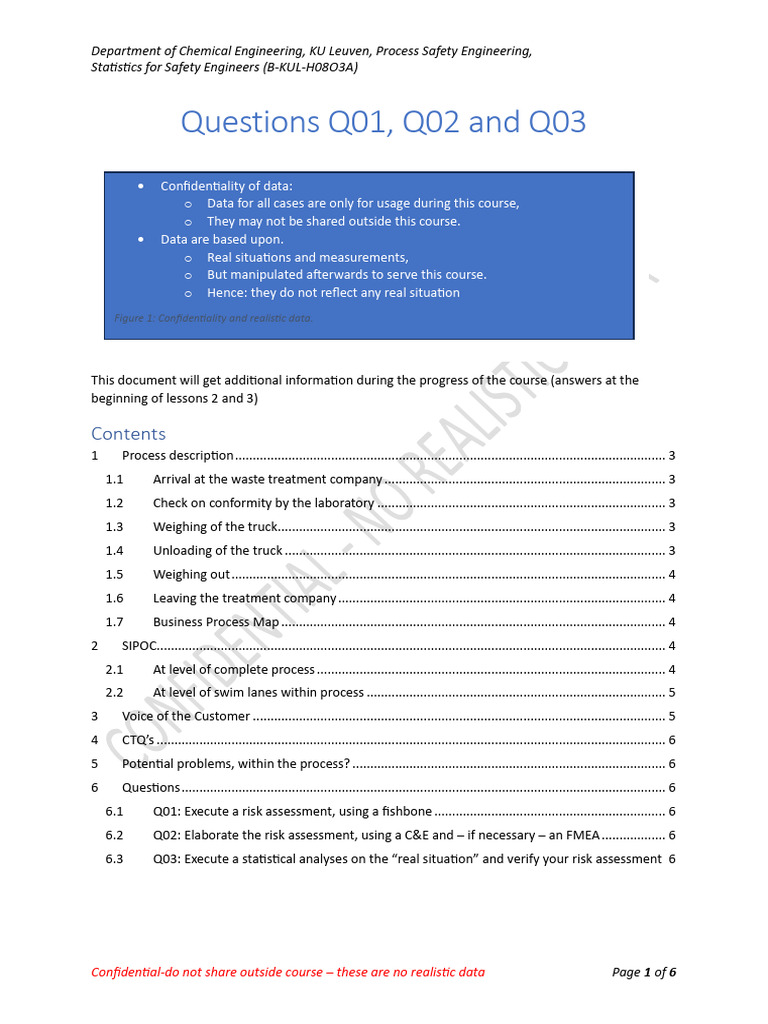 Q01a-Questions Q01 Only | PDF | Risk | Risk Assessment