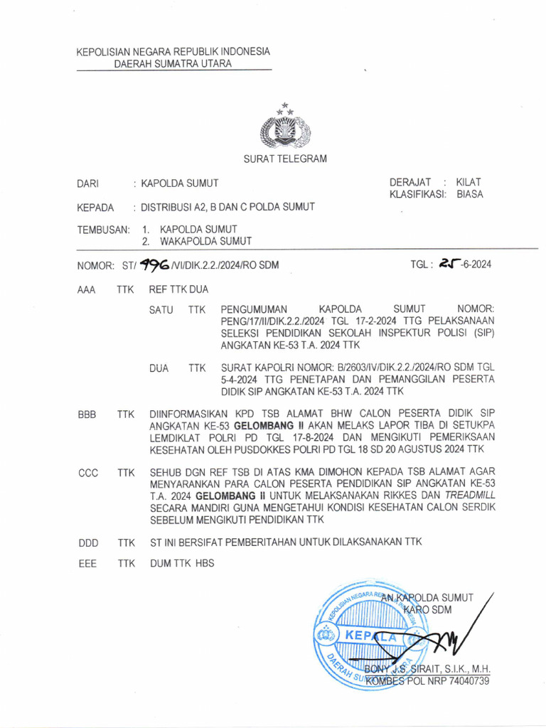 ST Jukrah Treadmil Mandiri Sip Gel Ii Ta 2024 | PDF
