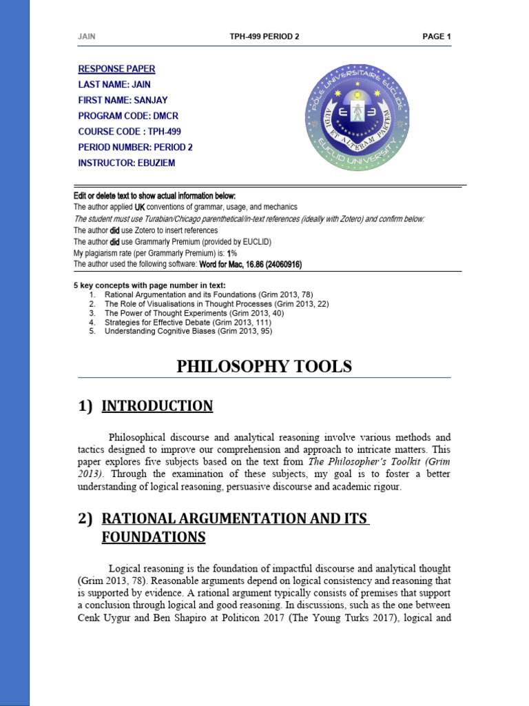 Sanjay Jain DMCR TPH-499 RP2 Org | PDF | Reason | Argument
