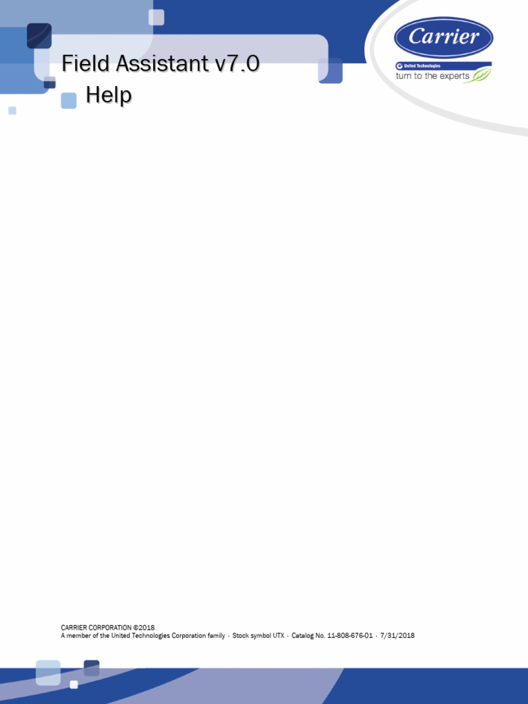 Carrier Field Assistant Installation Manual | PDF | 64 Bit Computing | Usb
