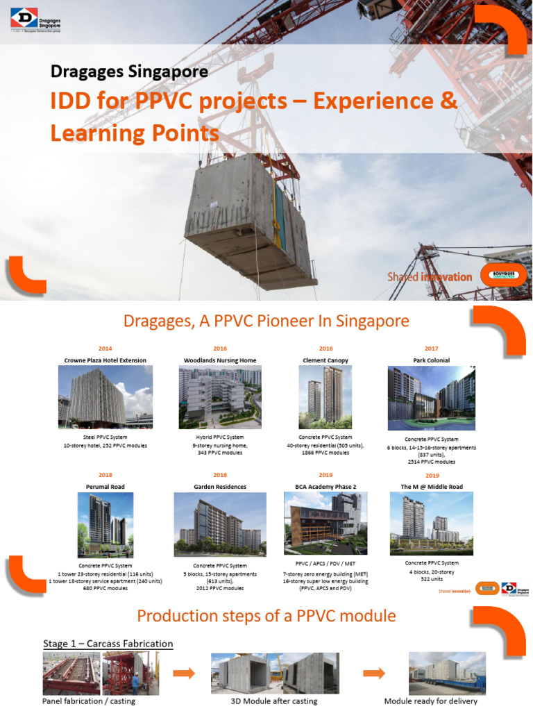 Idd For PPVC Projects Experience and Learning Points | PDF