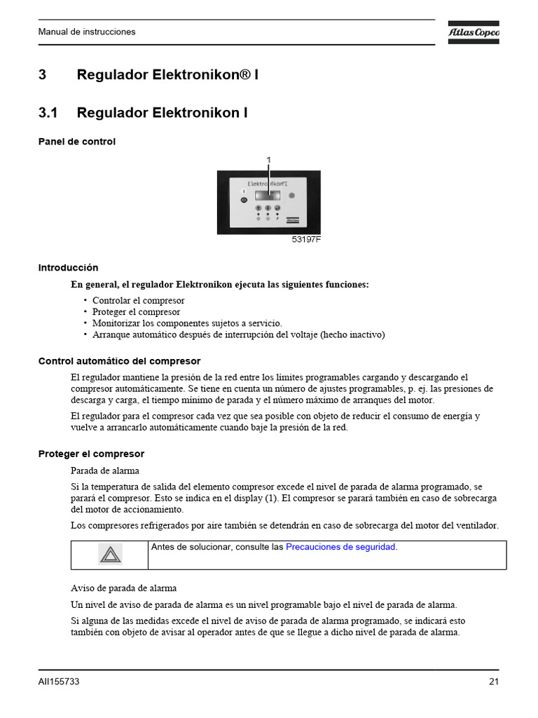 Elektronikon 1 | PDF | Arranque | Diodo emisor de luz