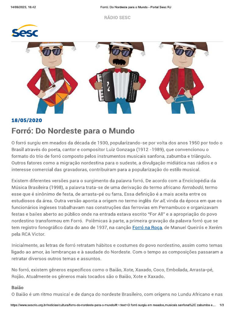 Historia Do Forro | PDF