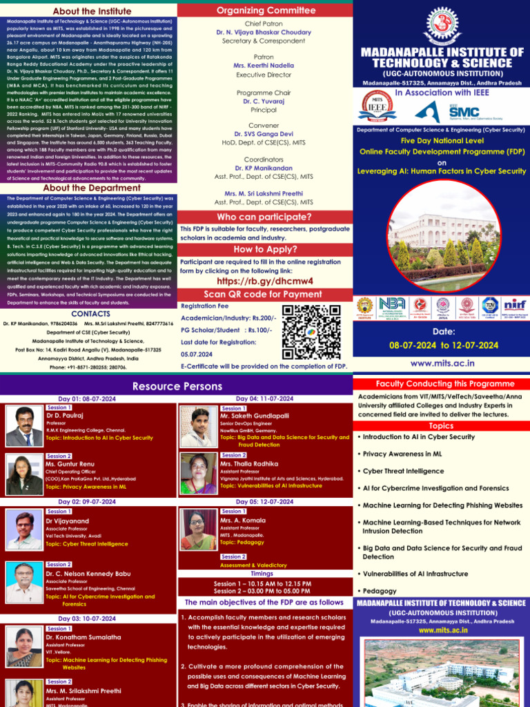 FINAL-CSC FDP Brochure | PDF