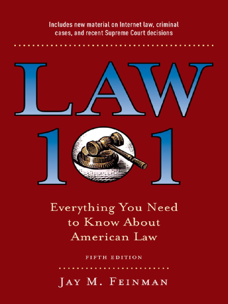 (Law 101) Jay M. Feinman - Everything You Need To Know About American ...
