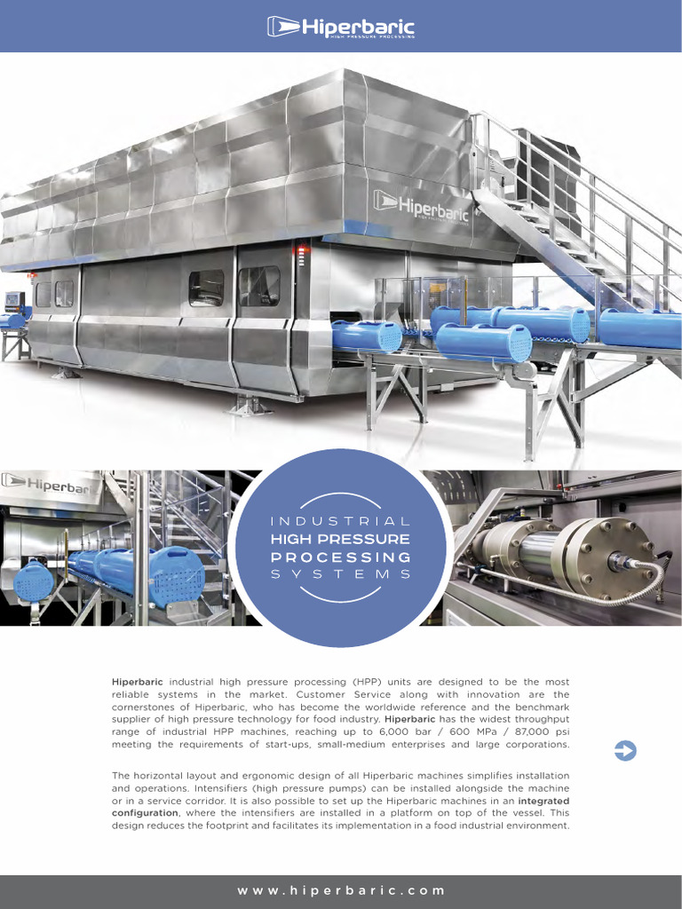 Range Flyer Hiperbaric 2 | PDF | Food Safety | Automation