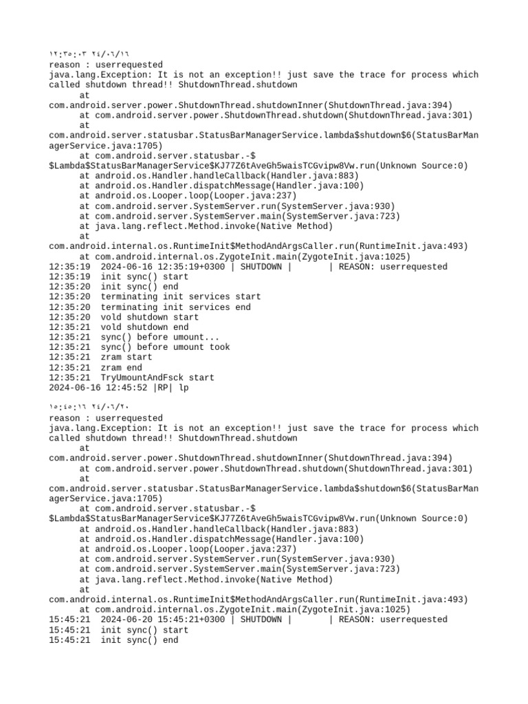 Power Off Reset Reason Pdf Java Programming Language Computer Science 2540