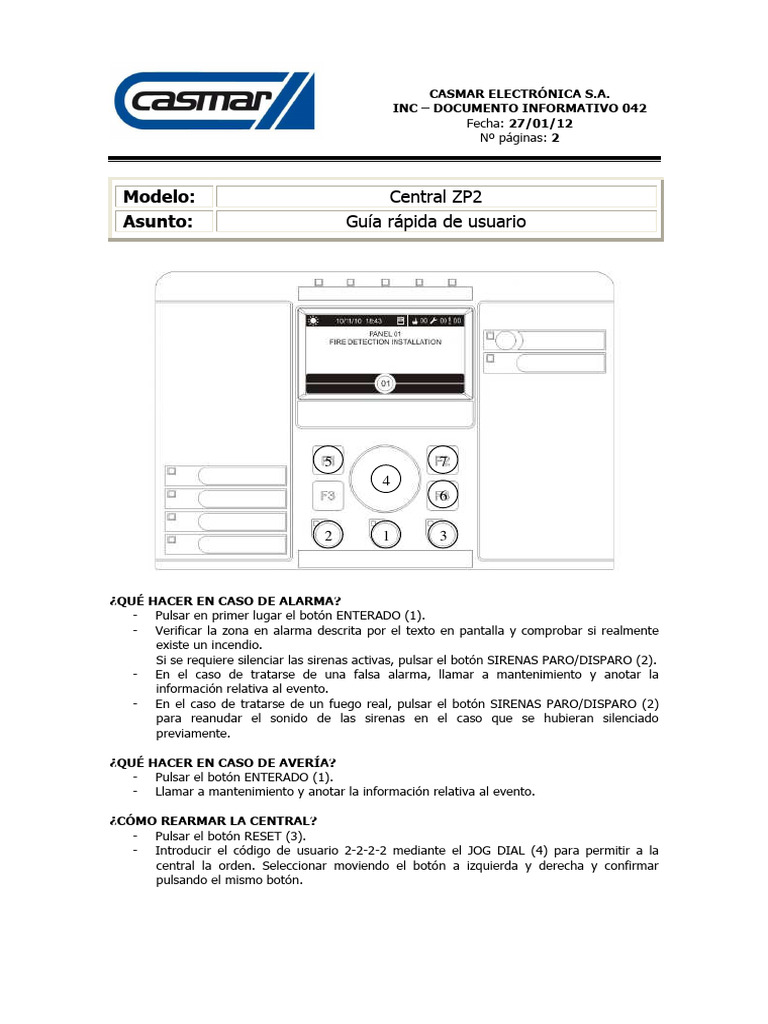 INC - DOCI 042 Guía Rápida ZP2 | PDF | Informática | Software