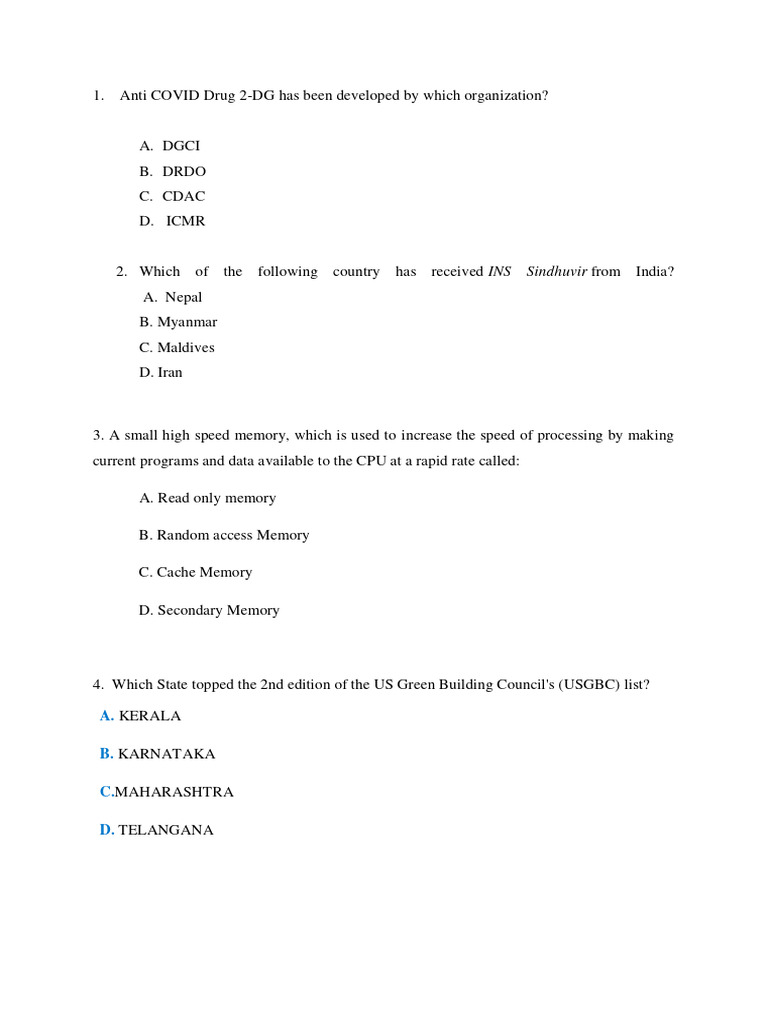 Sample Question | PDF