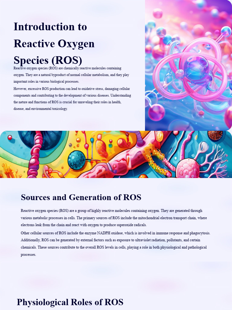Introduction To Reactive Oxygen Species ROS | PDF | Reactive Oxygen ...