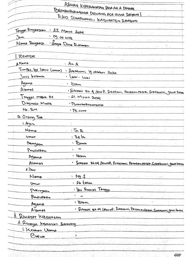 Contoh Askep Anak | PDF