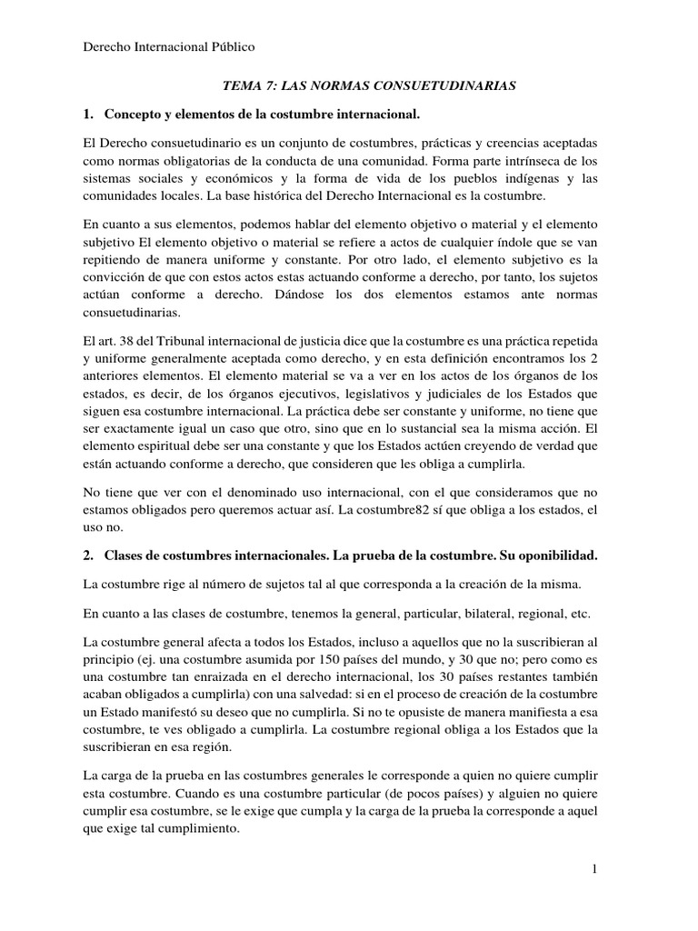 Tema 7. Dip-1 | PDF | Ciencias Políticas | Justicia