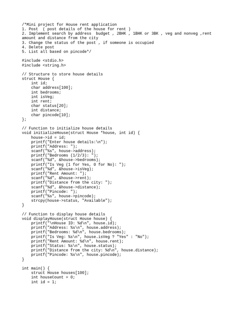 Rent Project | PDF | Software | Computer Engineering