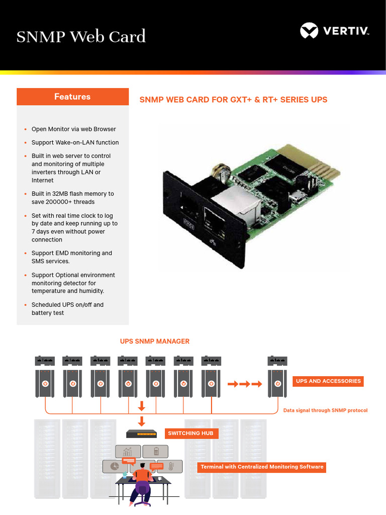 SNMP Datasheet For GXT Series Upsudp | PDF | Port (Computer Networking) | Computer Network