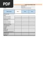 Sample Budget Ngo | PDF | Expense | Budget