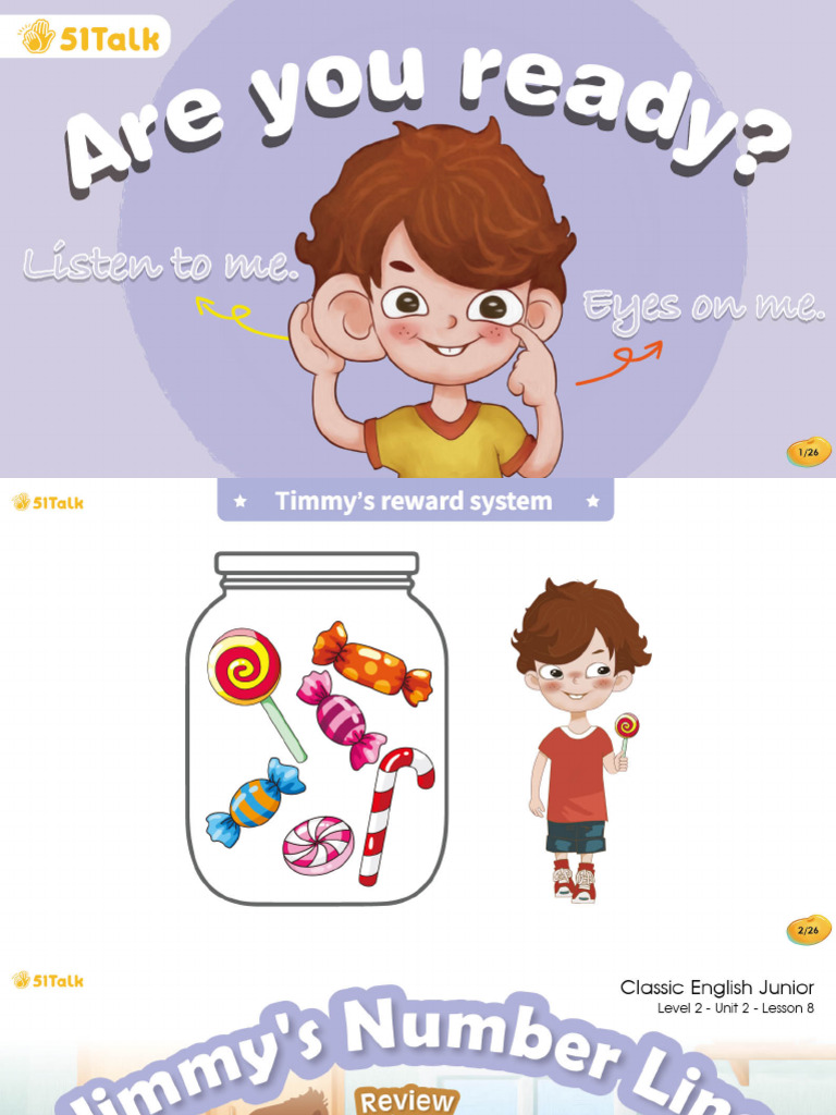 Level 2 - Unit 2 - Lesson 8 - Jimmy - S Number Line | PDF