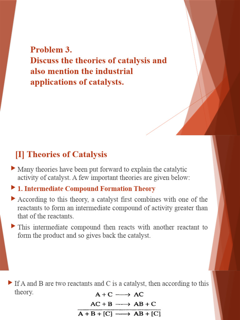 Problem 3 | PDF | Catalysis | Heterogeneous Catalysis