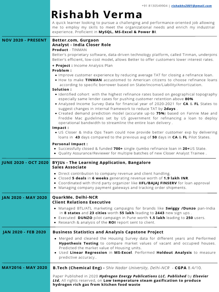 Rishabh Verma | PDF | Refinancing | Loans