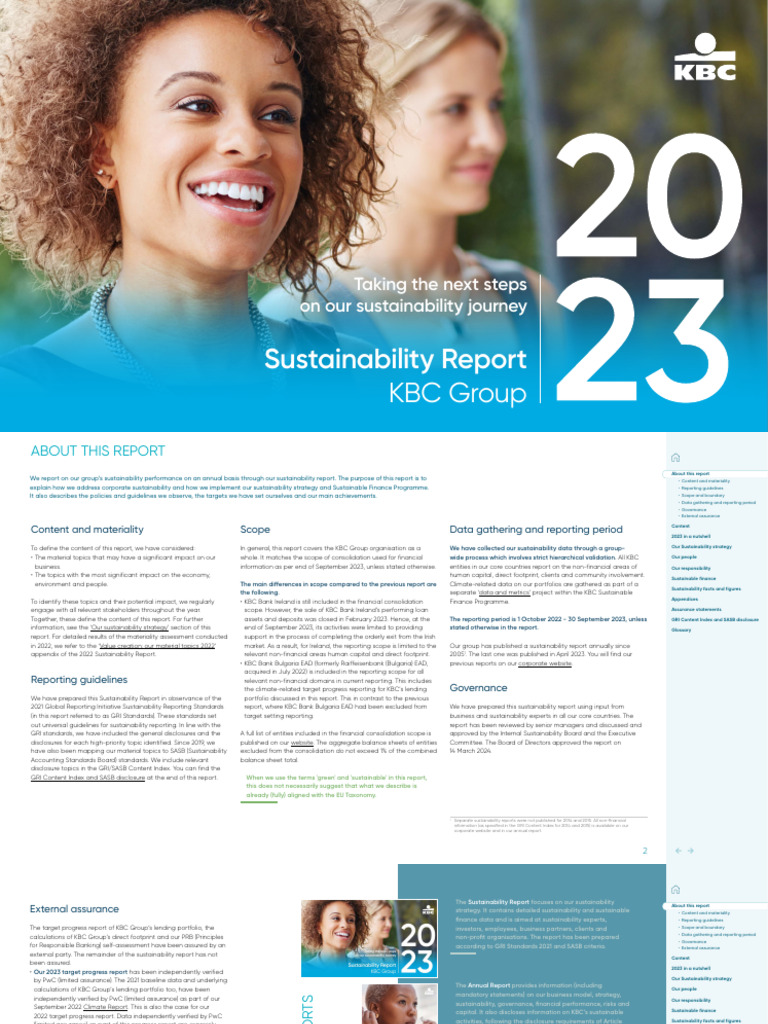 Sustainability Report 2023 | PDF | Sustainability | Economies