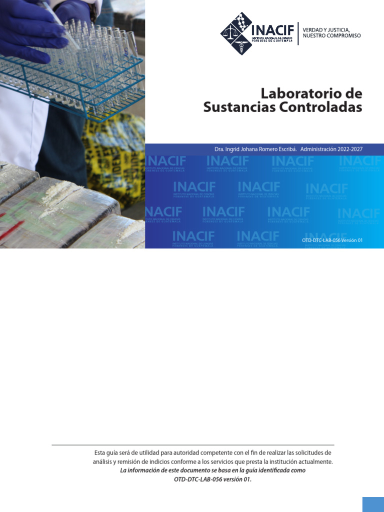 Guía de Servicios del Laboratorio de Sustancias Controladas | PDF ...