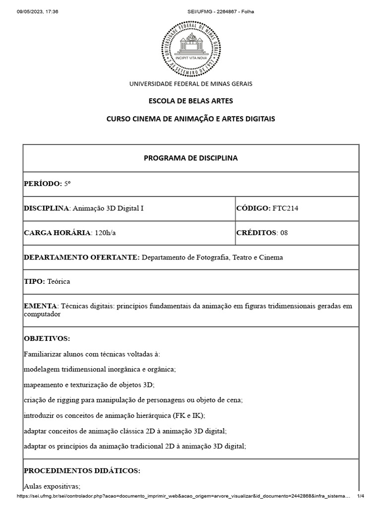 Animação 3DI | PDF | Modelagem 3D | Sombreador