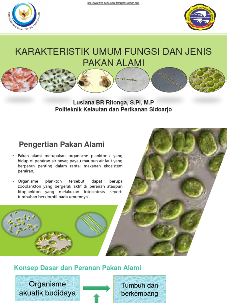 1.karakteristik Umum, Fungsi Dan Jenis Pakan Alami | PDF