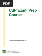 CRSP Sample Examination Questions | PDF | Occupational Hygiene ...