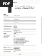 ATV930 Variable Speed Drive Specs | PDF | Electric Motor | Programmable ...