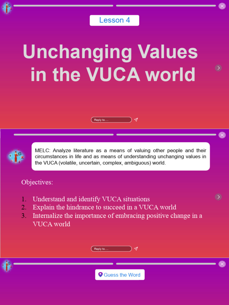 Q2 L4 - VUCA World | PDF