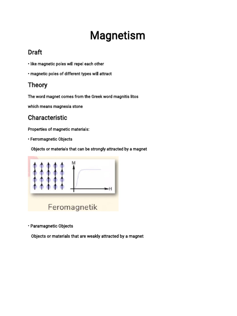 Magnetism | PDF | Magnetism | Magnet