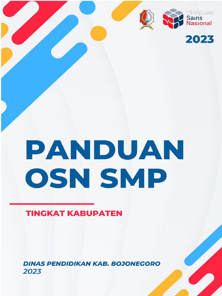 Panduan Osn Smp Tahun 2023 Revisi Pdf