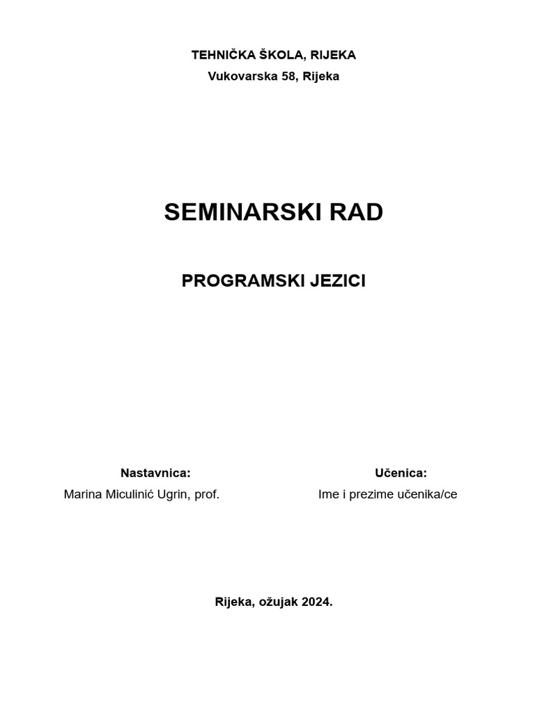 PRIMJER Seminar | PDF