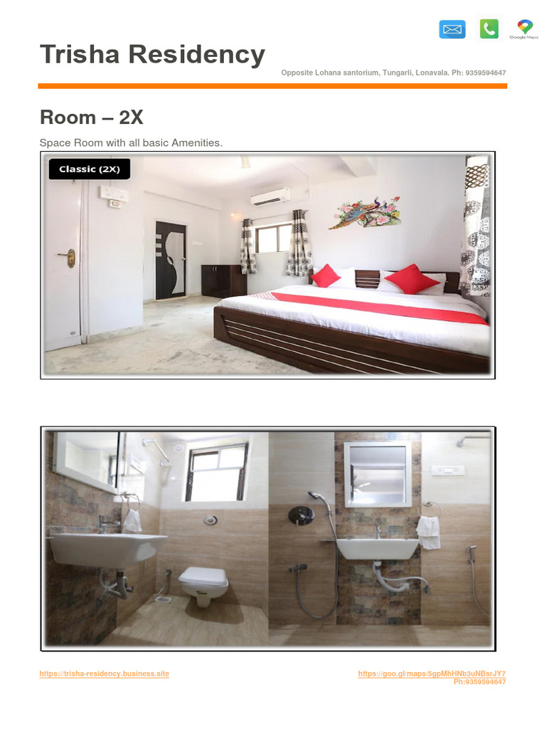 Trisha Residency Booking Info | PDF