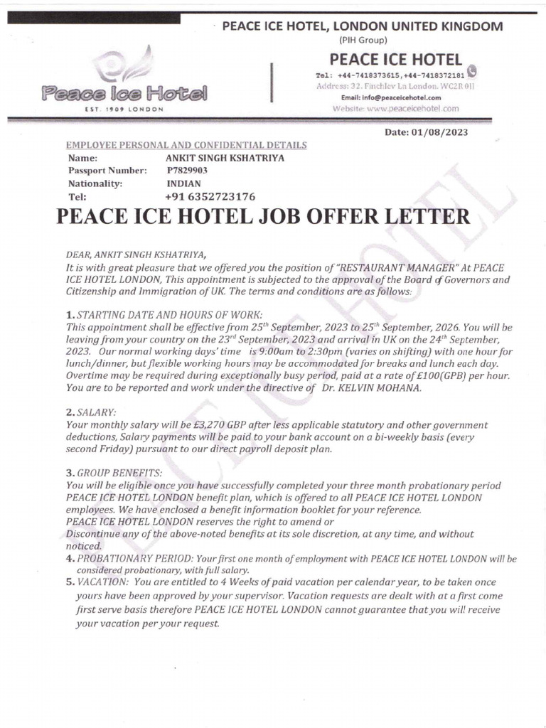 Final Signed Documents | PDF