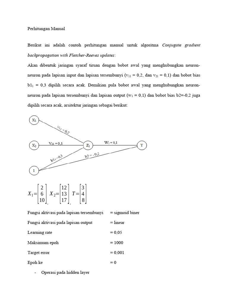 Perhitungan Manual | PDF