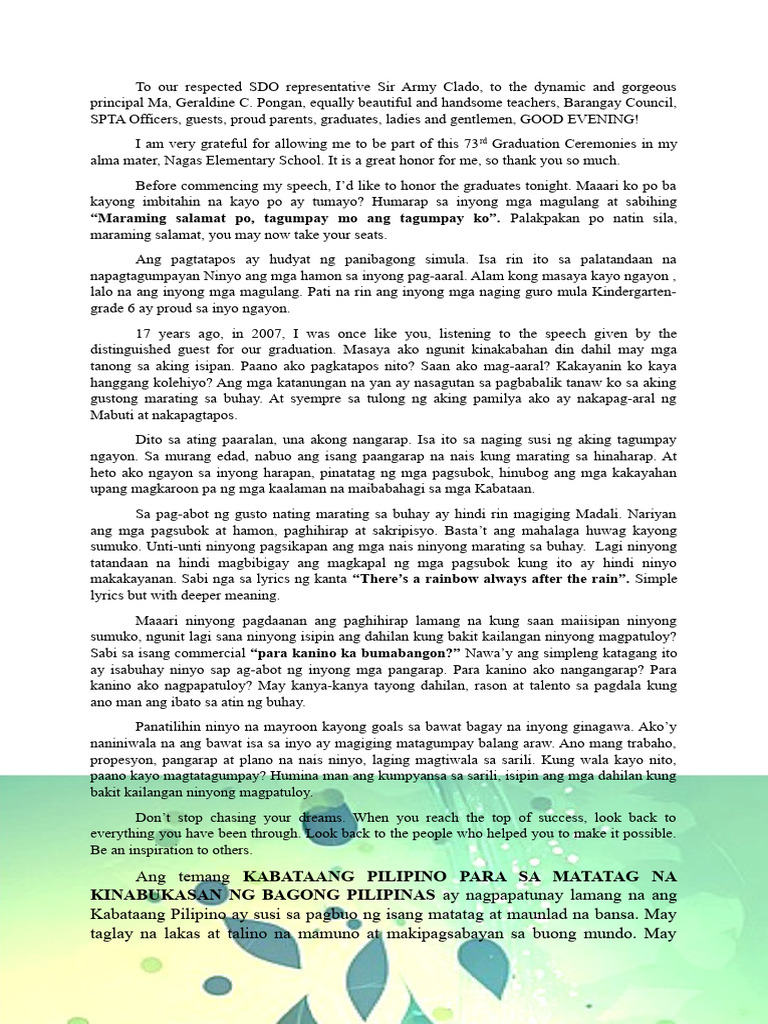 Inspirational Message | PDF