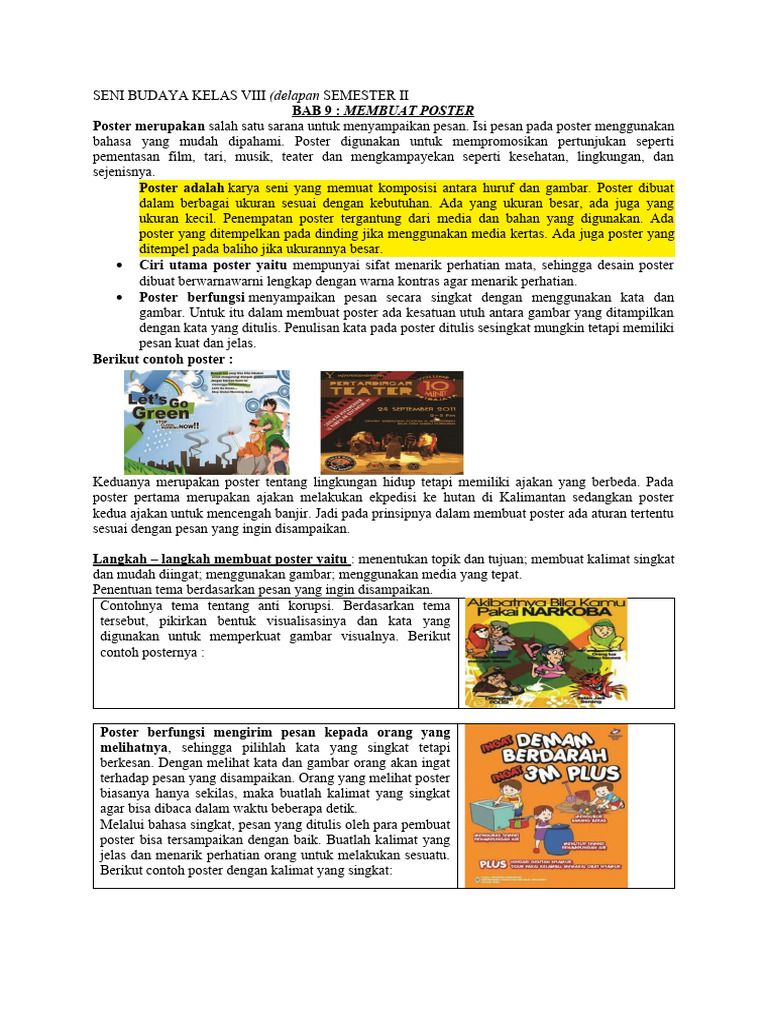 Panduan Membuat Poster Efektif | PDF | Ilmu Sosial | Seni